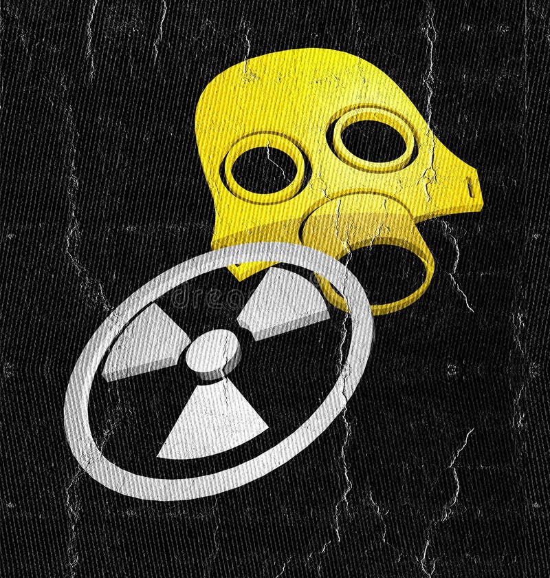 Radiation mask stock vector. Illustration of bacteriological - 19039147