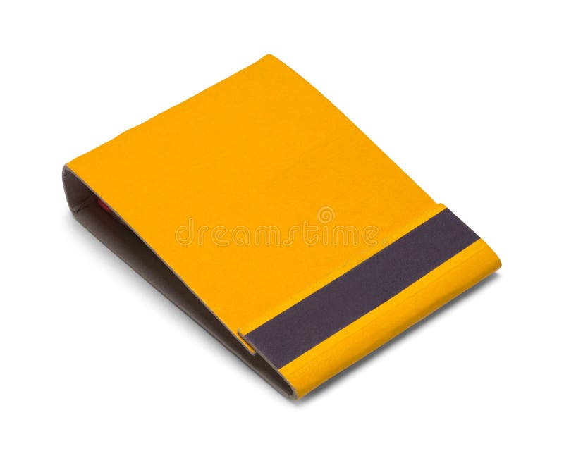 Yellow Matchbook stock photo. Image of matches, yellow - 259847806
