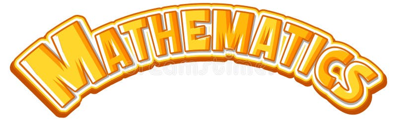 A Yellow Mathematics Font Icon Stock Vector - Illustration of yellow ...