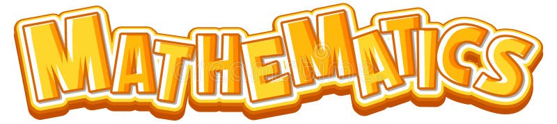 A Yellow Mathematics Font Icon Stock Vector - Illustration of vector ...