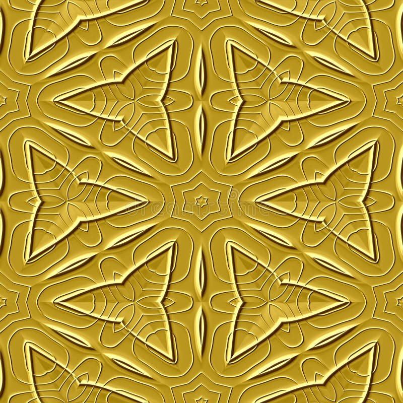 Yellow mayan ornaments stock illustration. Illustration of ornament ...