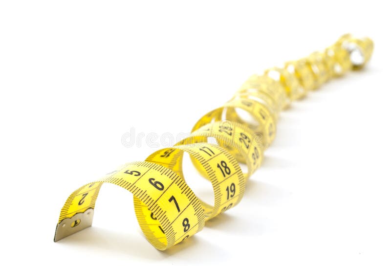 Yellow measuring tape stock photo. Image of rubber, band - 18908528