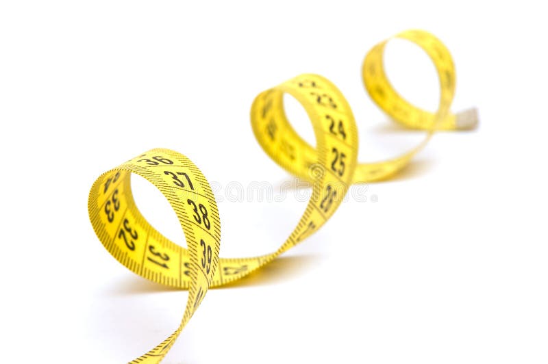 Yellow measuring tape stock photo. Image of millimeter - 21687264
