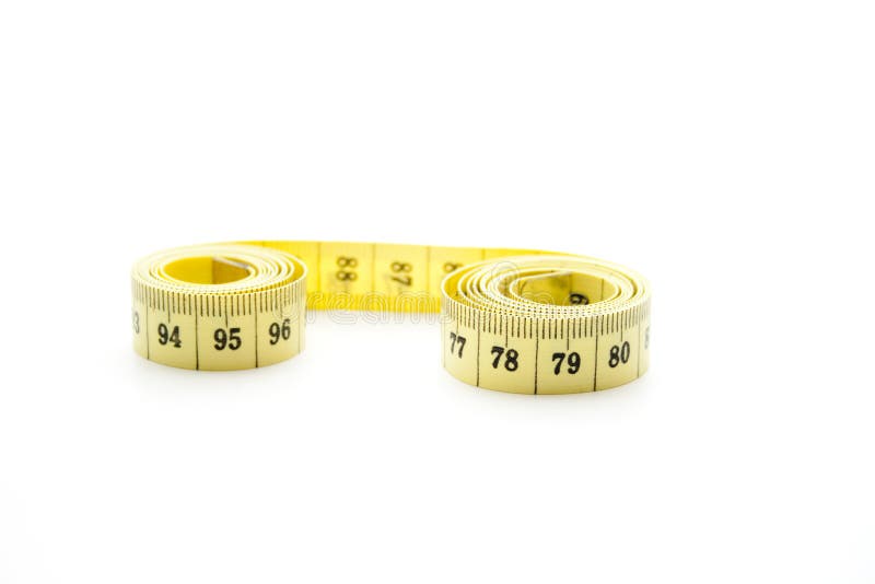 Yellow measuring tape stock image. Image of household - 26233675