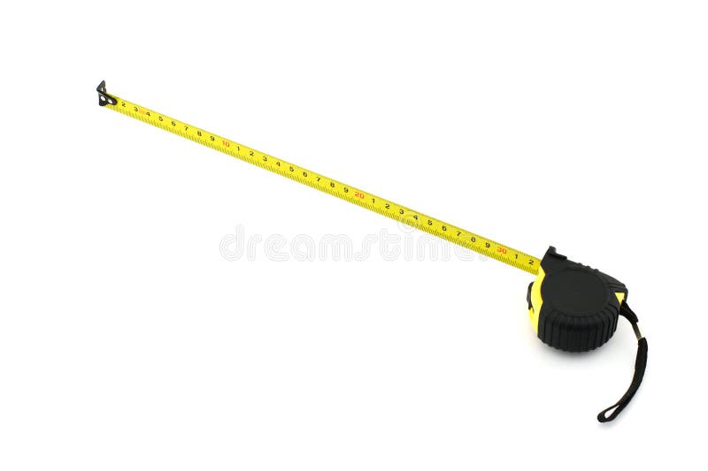 Yellow measuring tape stock image. Image of instrument - 21747281