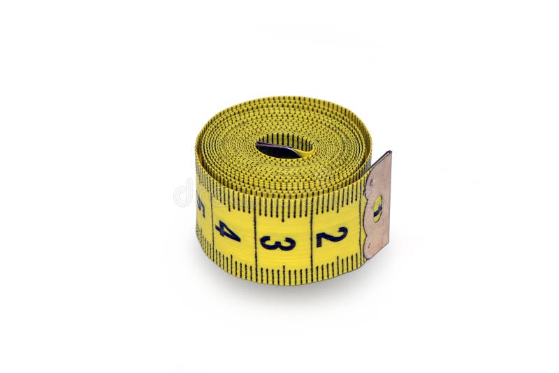 Yellow measuring tape stock photo. Image of length, research - 40736032
