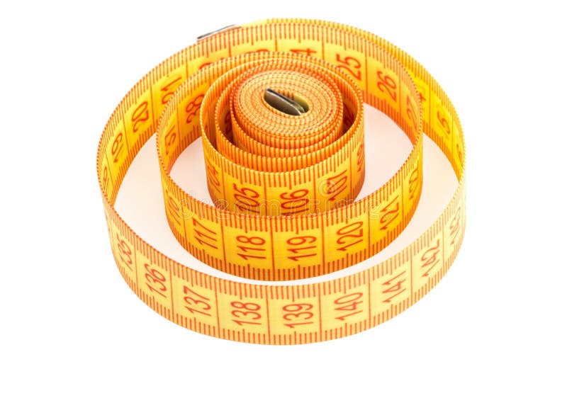 Yellow measuring tape stock photo. Image of tool, closeup - 51642502