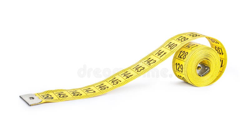 Yellow measuring tape stock image. Image of measure, ruler - 55495469