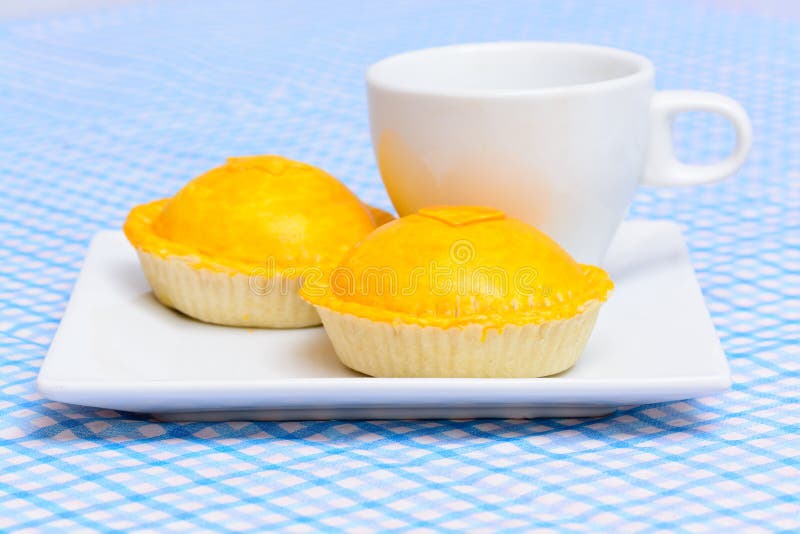 Yellow meat pie stock image. Image of homemade, breakfast - 36855379