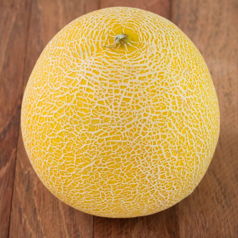 Yellow melon on table stock photo. Image of healthy, vintage - 29952556