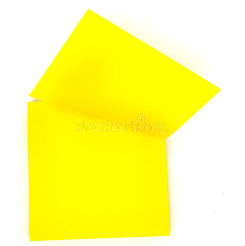 Yellow Memo Stick. Paper Note Stock Photo - Image of important, concept ...