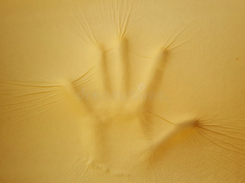 On Yellow Memory Foam Pillow Stock Photo - Image of abstract, fingers ...