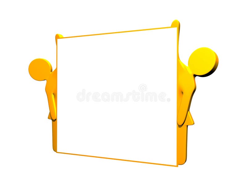 Yellow men stock illustration. Illustration of generated - 9110500