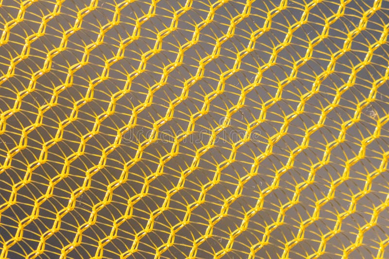 Yellow Mesh Structure in Close-up with Backlight on Shine Morning Shows ...