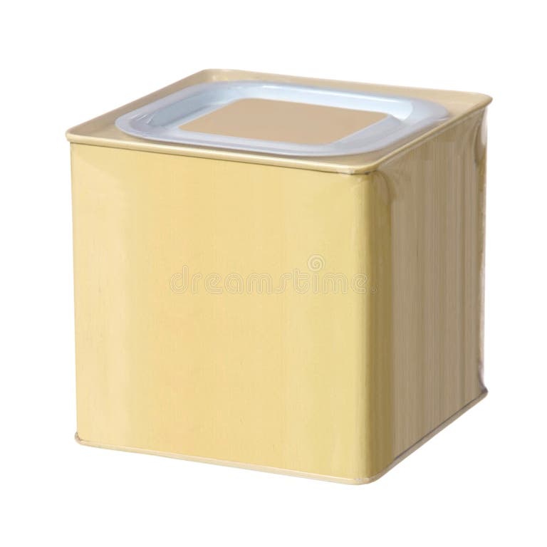 Yellow metal box stock photo. Image of branding, case - 41450504