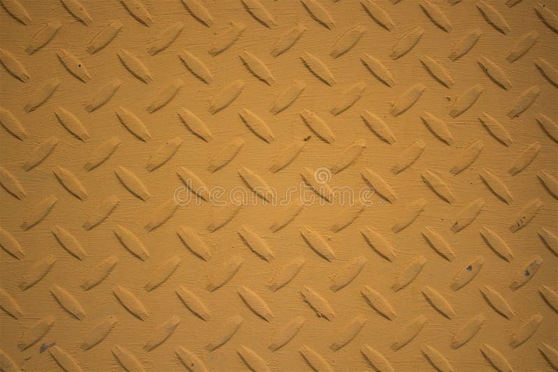 Yellow Metal Plate Texture with Abstract Relief Patterns Stock Photo ...
