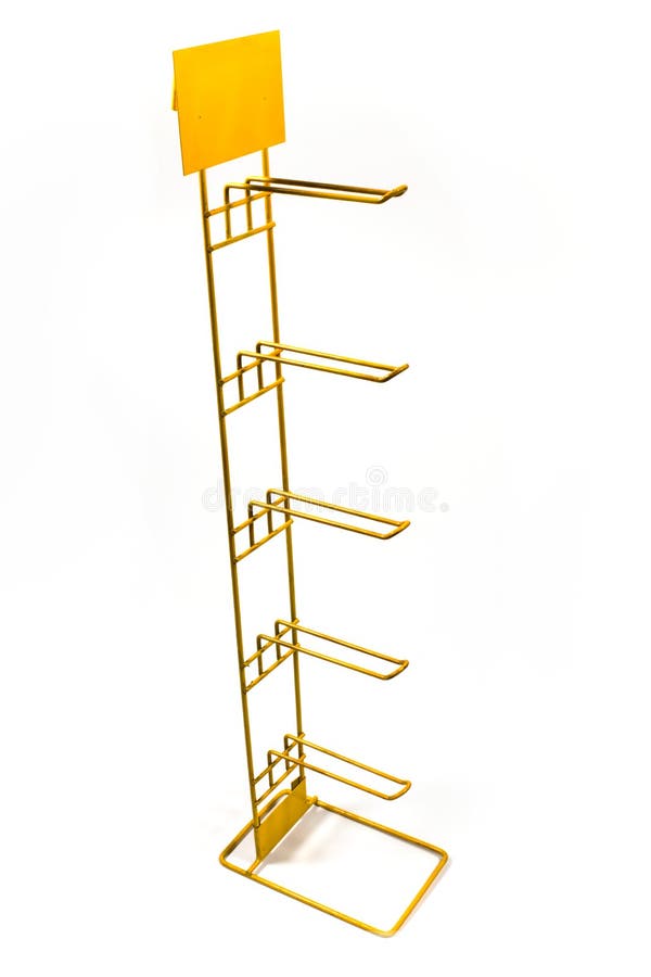 Yellow metal rack stock image. Image of rack, closeup - 25351871
