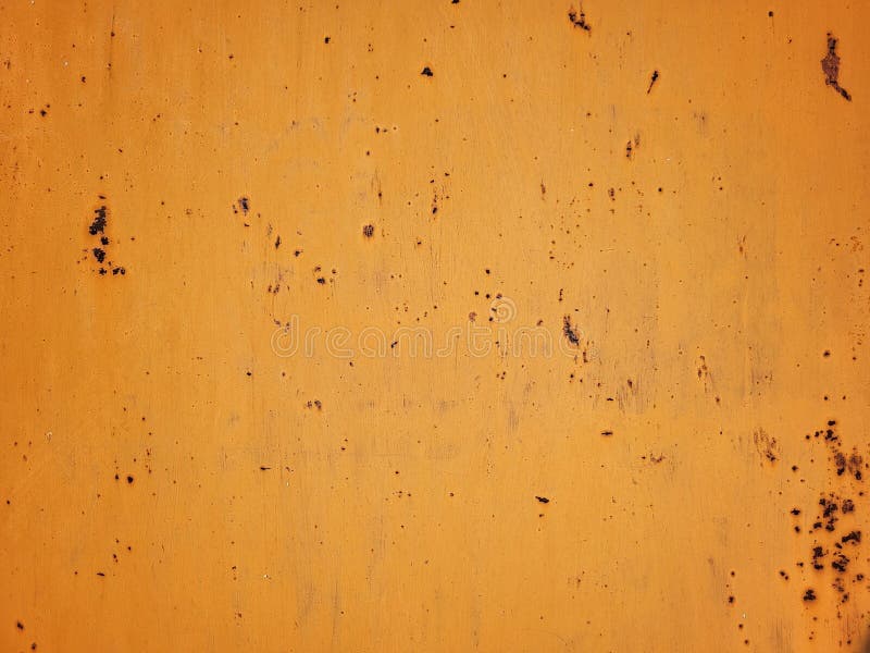 Yellow Metal Surface with Rust Stock Photo - Image of background, rust ...