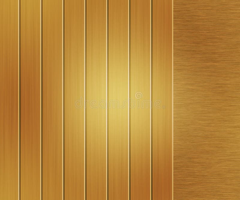 Yellow Metallic Texture Brushed Metal Stock Image - Image of industrial ...