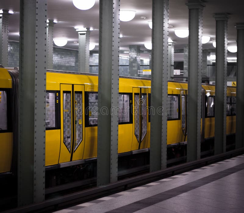 Yellow Metro stock photo. Image of rivets, transport - 23147240