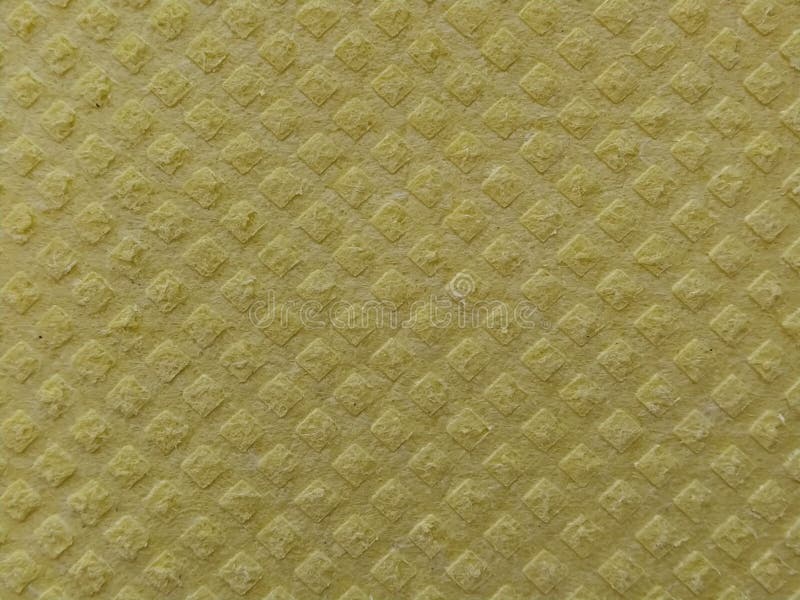 Yellow Microfiber Cloth. Close-up of a Fabric with a Pattern and Convex ...