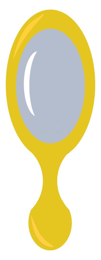 Yellow mirror frame stock illustration. Illustration of design - 49305360