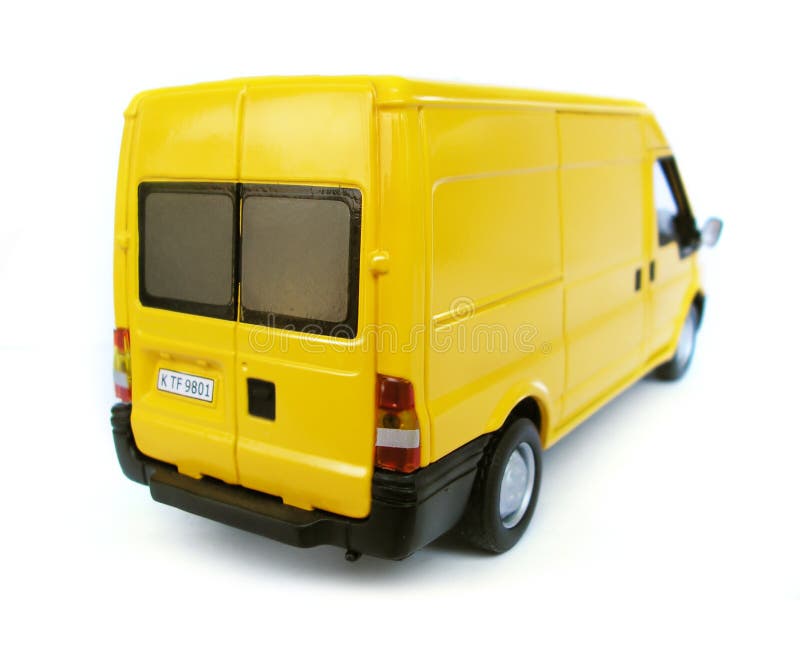 Yellow Model Car - Hatchback. Opened Right Door Stock Photo - Image of ...