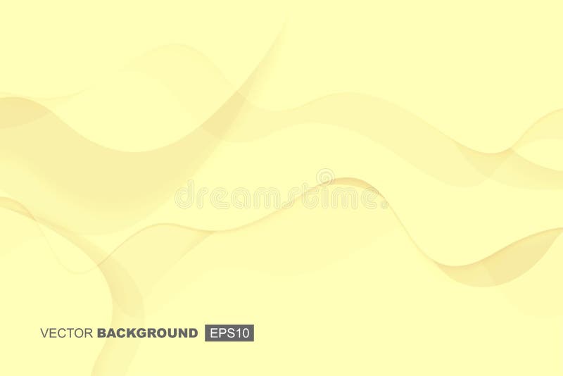 Yellow Modern Fluid Background Composition Stock Vector - Illustration ...