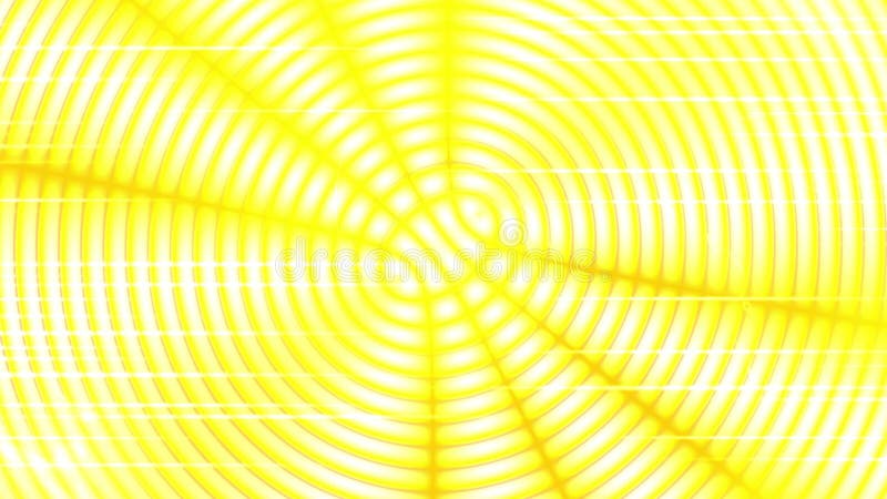 Yellow Moire Pattern Animation Background Stock Video - Video of ...