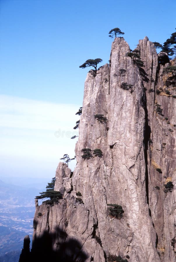 Fantasy bridge stock image. Image of mountain, huangshan - 4035679