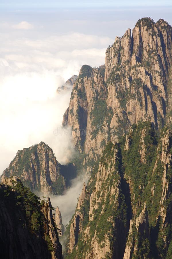 Yellow Mountain - Huangshan, China Stock Photo - Image of chinese ...