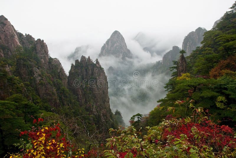 Yellow Mountain stock image. Image of beauty, cloudscape - 8515725
