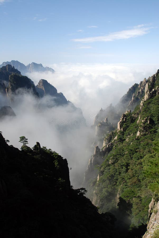 Yellow Mountain - Huangshan, China Stock Photo - Image of chinese ...