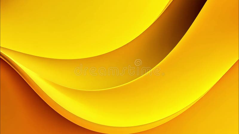 Yellow Moving Wave, Abstract Animated Background Graphic. AI Generative ...
