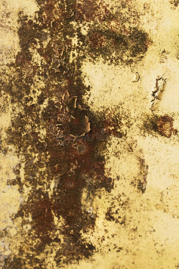 Yellow mud wall stock photo. Image of crack, rust, wall - 21969948
