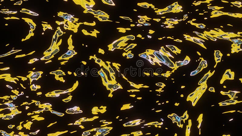 Yellow Multi-colored Elements, Distortion, Imitation Psychedelic Mosaic ...