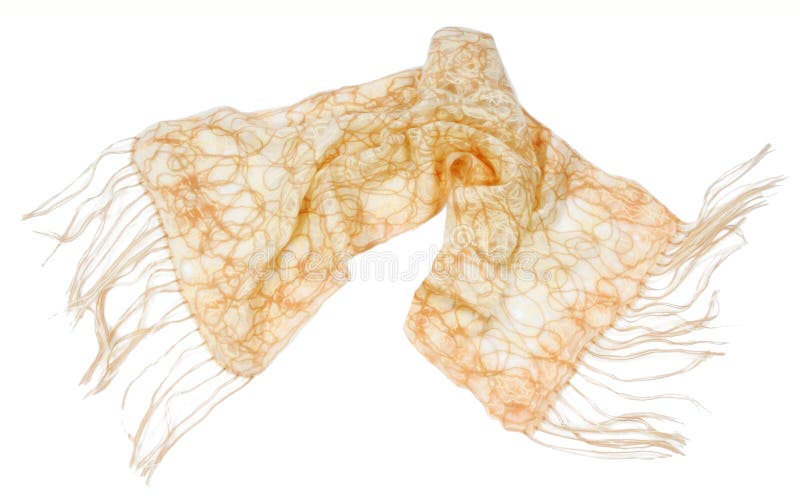 Yellow neckerchief stock photo. Image of accessory, isolated - 27867468