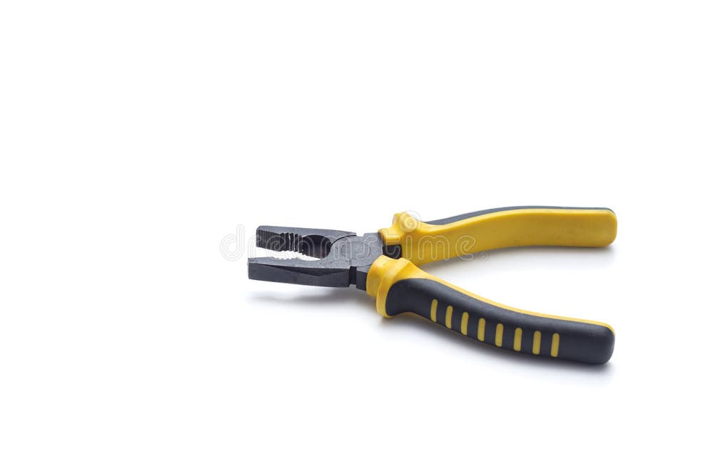 Yellow Needle Nose Pliers, Ideal for Work in Electrical and Crafting ...