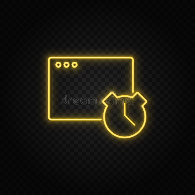 Yellow Clock Transparent Background Stock Illustrations – 500 Yellow ...