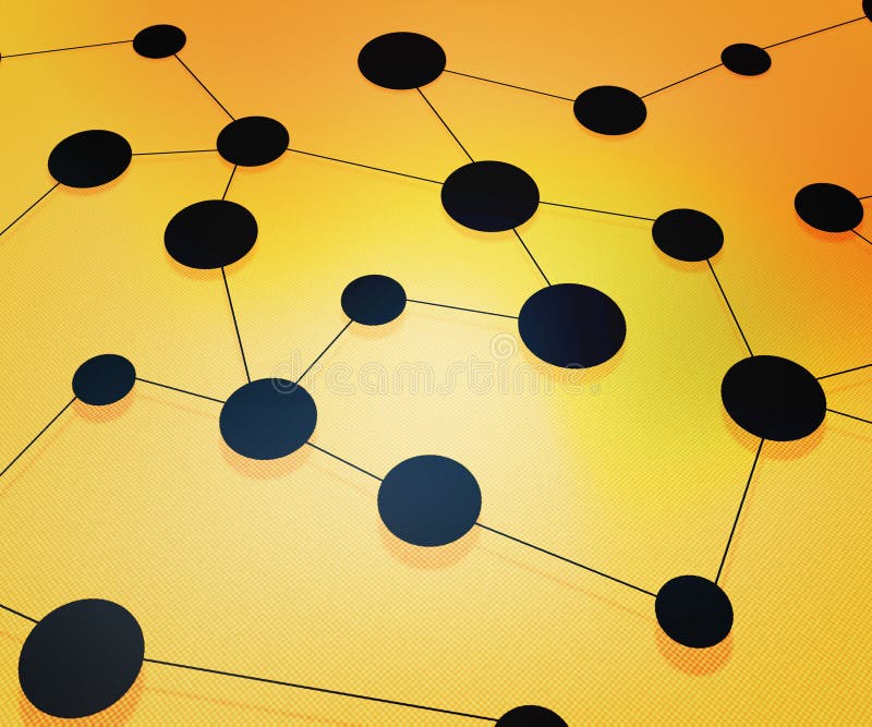 Network Nodes stock illustration. Illustration of relationship - 19087390