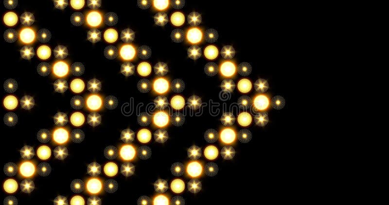 Flashing Stage LED Panel Lights Pattern Background Loop Stock Video ...