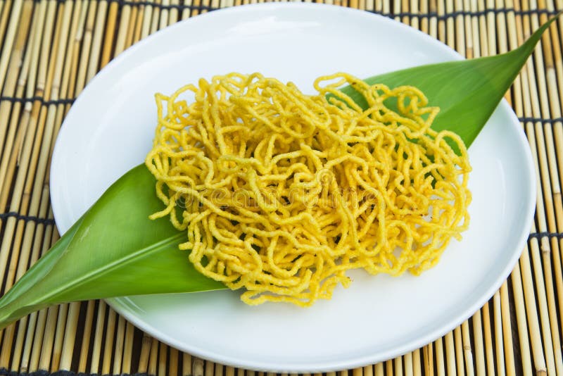 Yellow noodles stock photo. Image of stall, noodles, local - 37367444