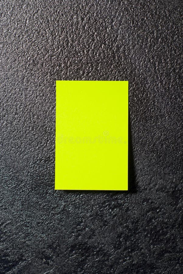 Yellow note stock image. Image of paper, note, board - 11674319
