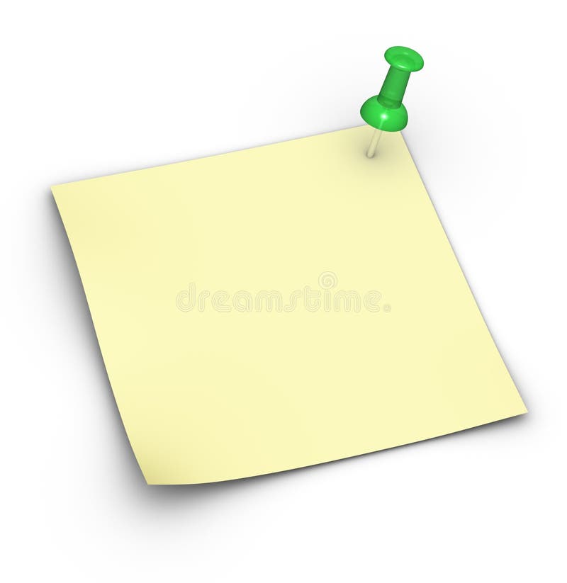 Yellow note stock illustration. Illustration of label - 21668819