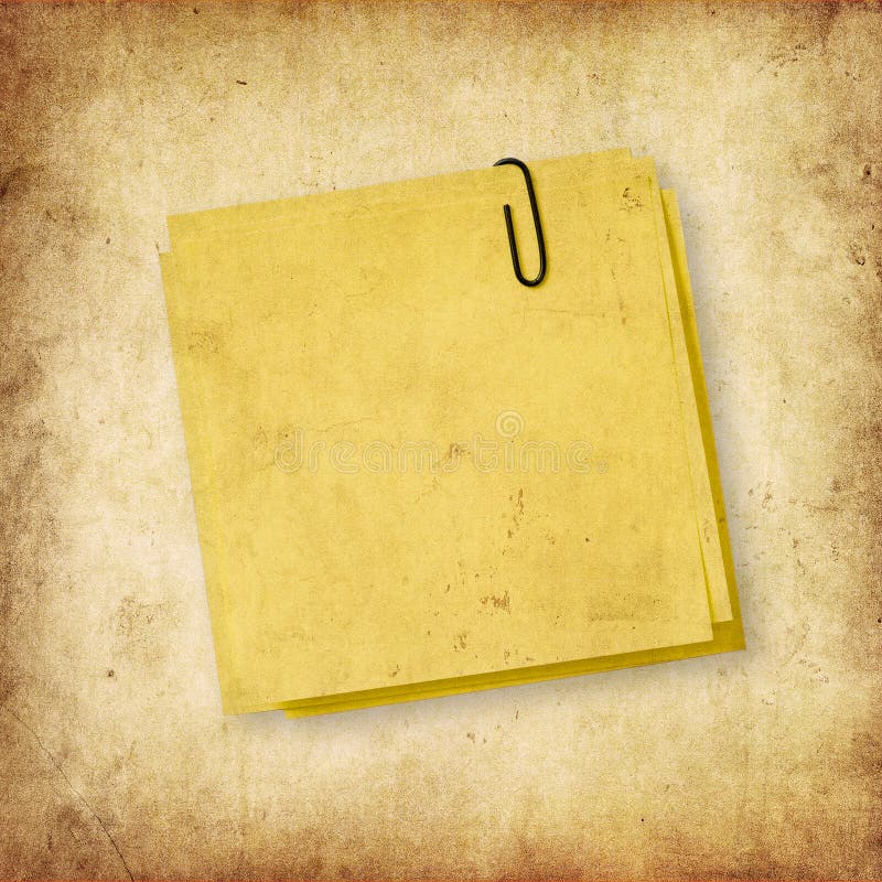 Yellow Note Paper and Pencil Stock Vector - Illustration of copy ...