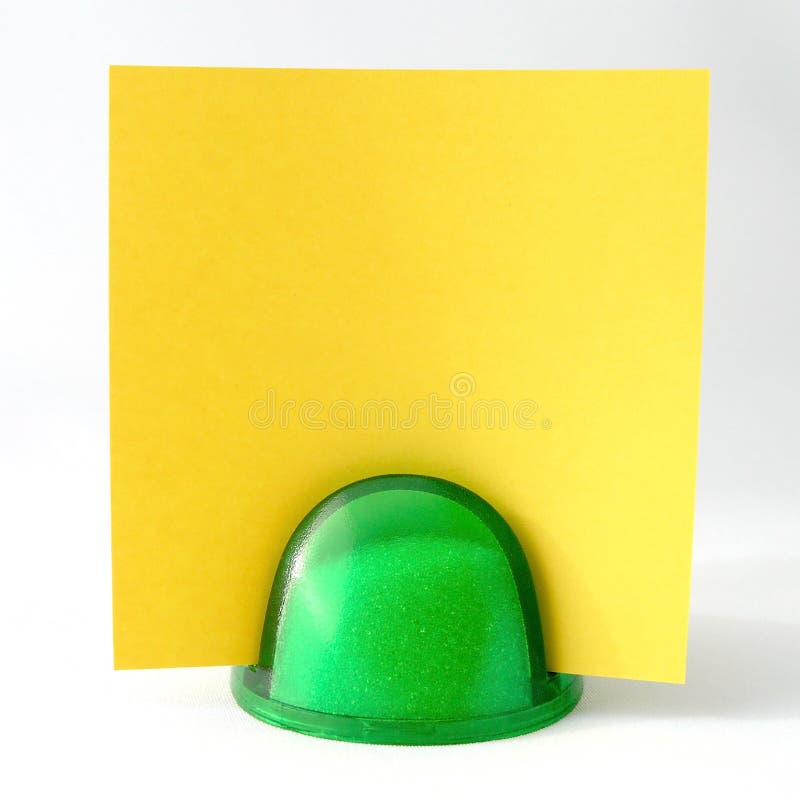 Yellow Note stock image. Image of office, letter, blank - 623621