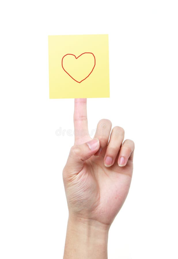 Note from heart stock photo. Image of colourful, feelings - 7211296