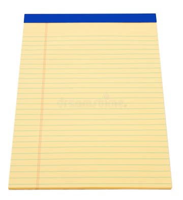 Yellow Note Pad stock photo. Image of stationary, notebook - 23615920