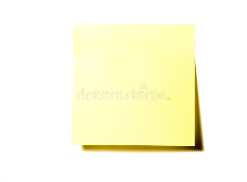 Yellow note pad stock image. Image of notepad, blank, isolated - 4993107