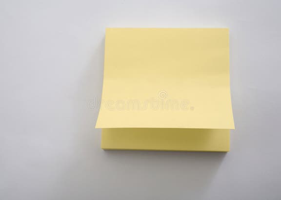 Yellow Note Pad stock image. Image of reminder, concept - 7040665